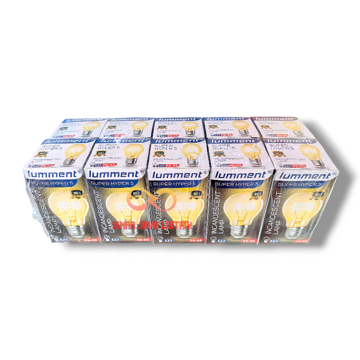 Jual (PER SLOP) Lumment Lampu Bohlam Dop Pijar 5 Watt PS55 Lampu ...