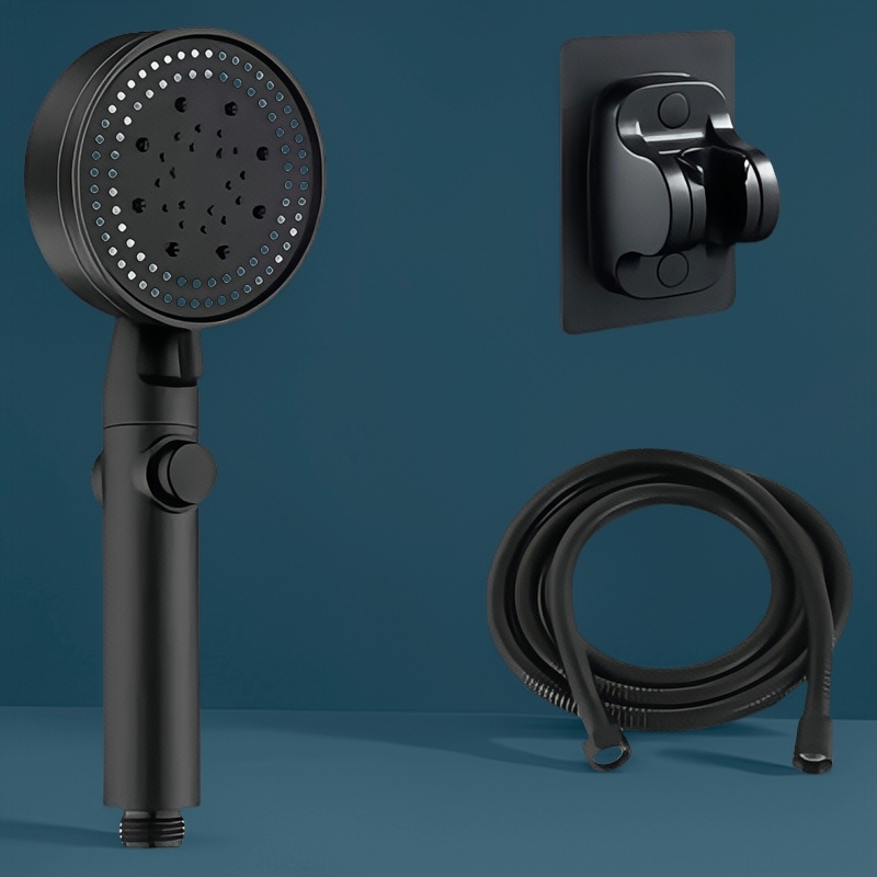 Jual KEPALA SHOWER TEKANAN KUAT & ANTI BOCOR - Shower Head Hitam ...
