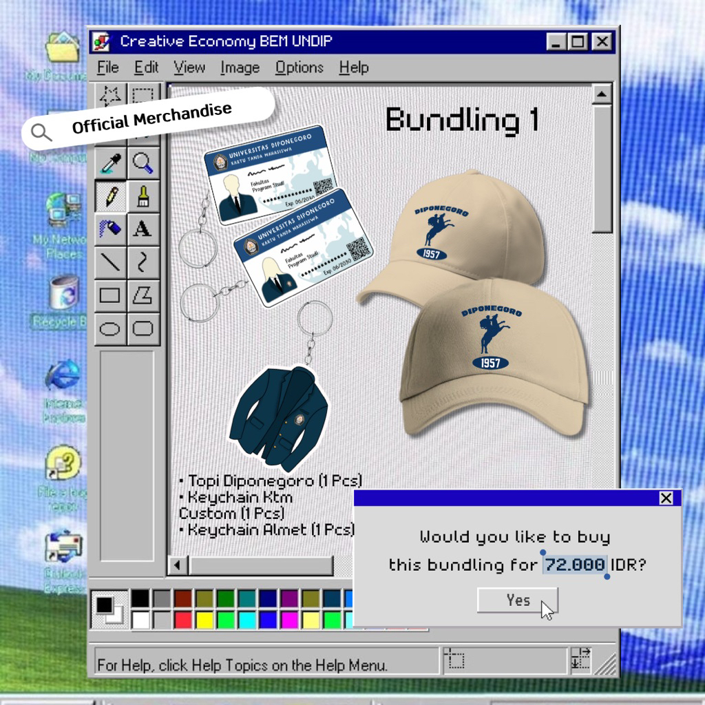 Jual Bundling 1 - Official Merchandise by Ekotif Bem Undip 2025 ...