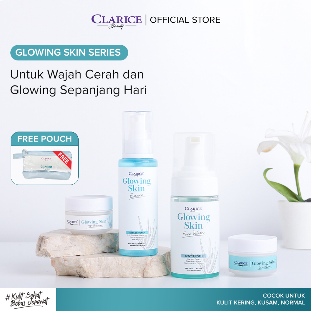 Jual Clarice Beauty Glowing Skin Series - Paket Lengkap Untuk Kulit ...