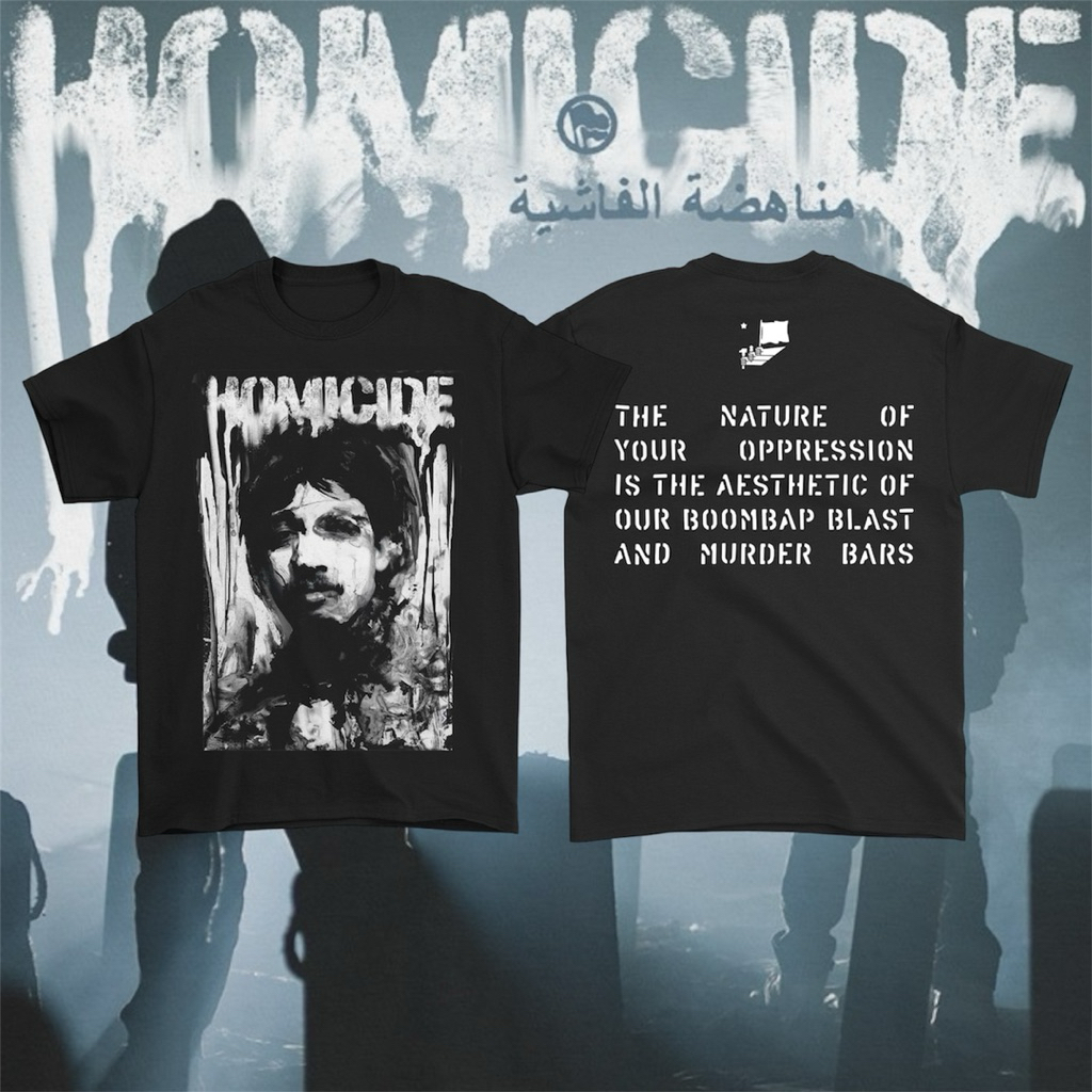 Jual Kaos / T-Shirt Homicide - Munir 2024 (Back Print) Original ...