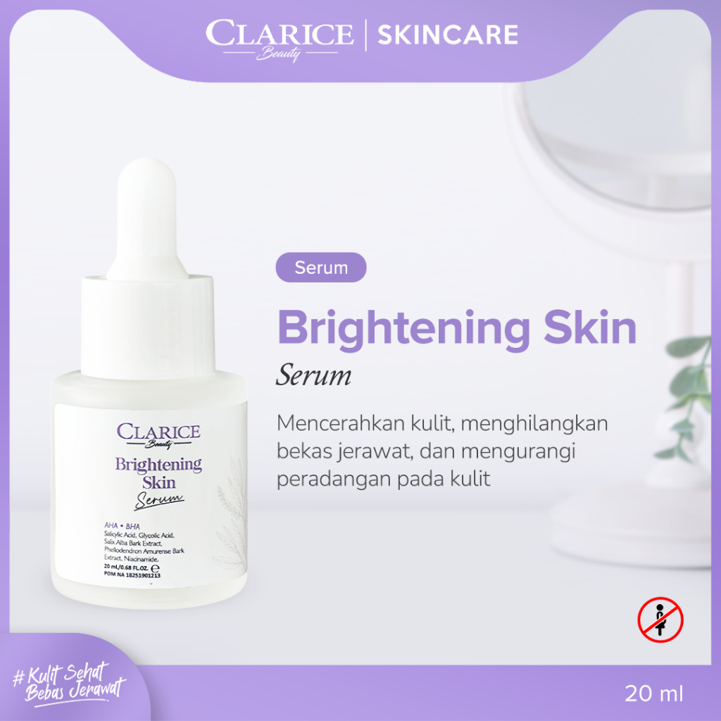 Jual CLARICE Beauty Brightening Skin Serum - Untuk Menyamarkan Bekas ...