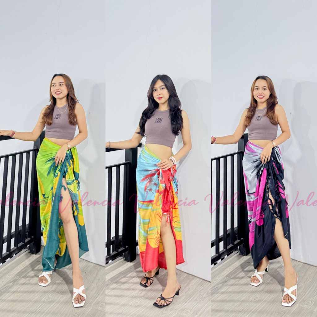 Jual VALENCIA • MOTIF KAPAL LAYAR KAIN PANTAI RUMBAI • SARUNG BALI ...