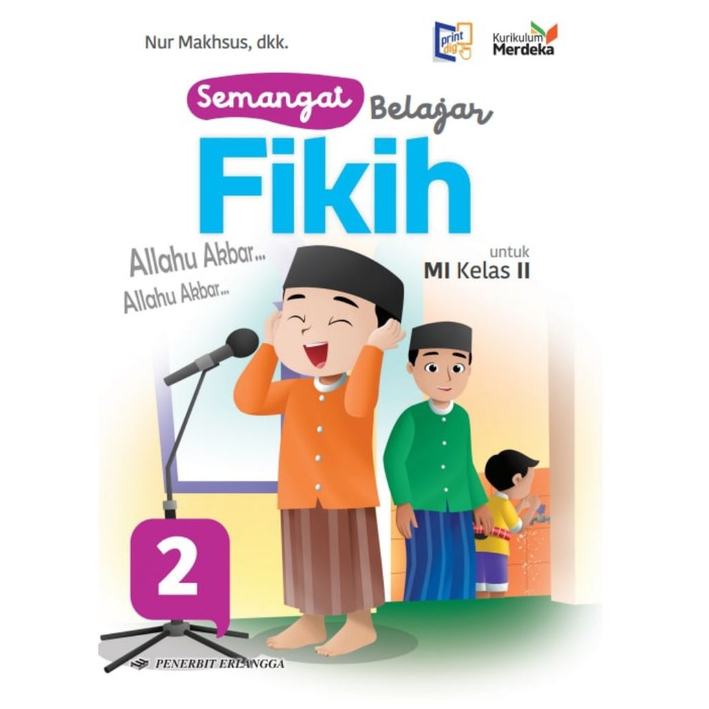 Jual BUKU SEMANGAT BELAJAR FIKIH KELAS 2 II MI ERLANGGA KURIKULUM MERDEKA | Shopee Indonesia