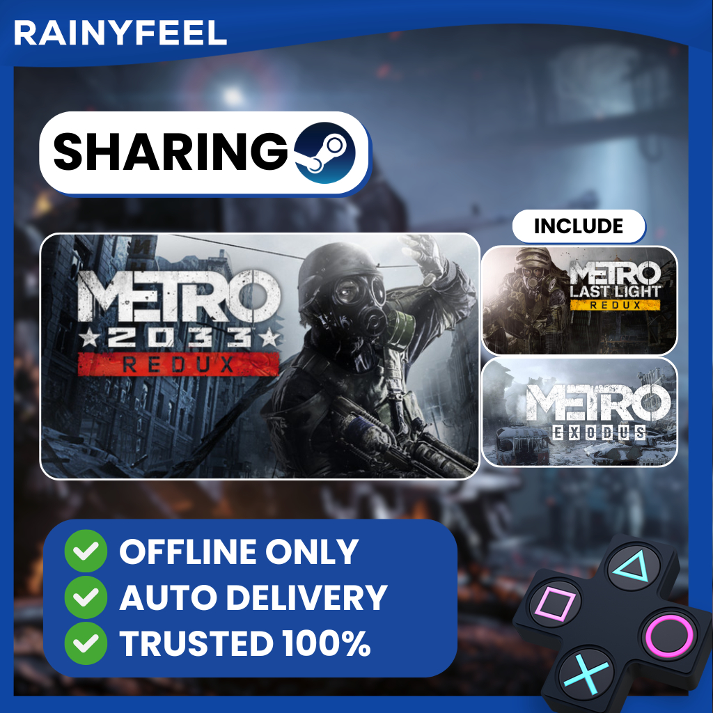 Jual [BONUS STEAM KEY] Metro Trilogy Franchise Bundle 3 Games ( Metro ...
