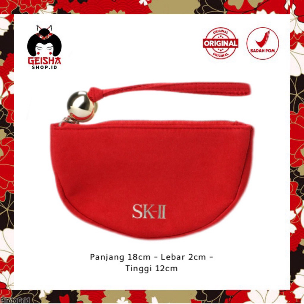Jual Pouch SK-II Limited Edition Red 2025 / Andy Warhol . skii . bag skii | Shopee Indonesia