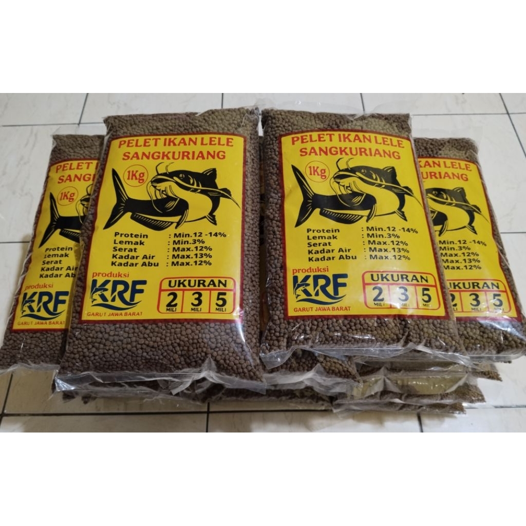 Jual PAKAN PELET BUDIDAYA IKAN LELE SANGKURIANG KEMASAN 1 KG | Shopee ...