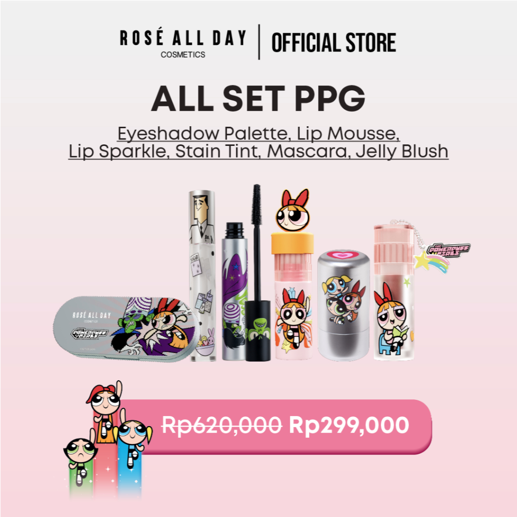 Jual Rosé All Day Full Set The Powerpuff Girls Collection | Shopee ...