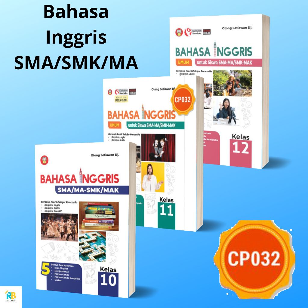 Jual Buku Bahasa Inggris SMA/MA/SMK Kelas X/10/11/XI/12/XII Kurikulum Merdeka CP 032 | Shopee ...
