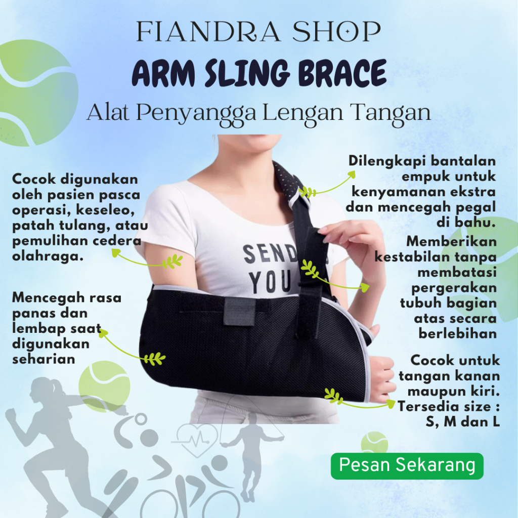 Jual ALAT PENYANGGA LENGAN TANGAN GENDONGAN TANGAN PATAH ARM SLING ...