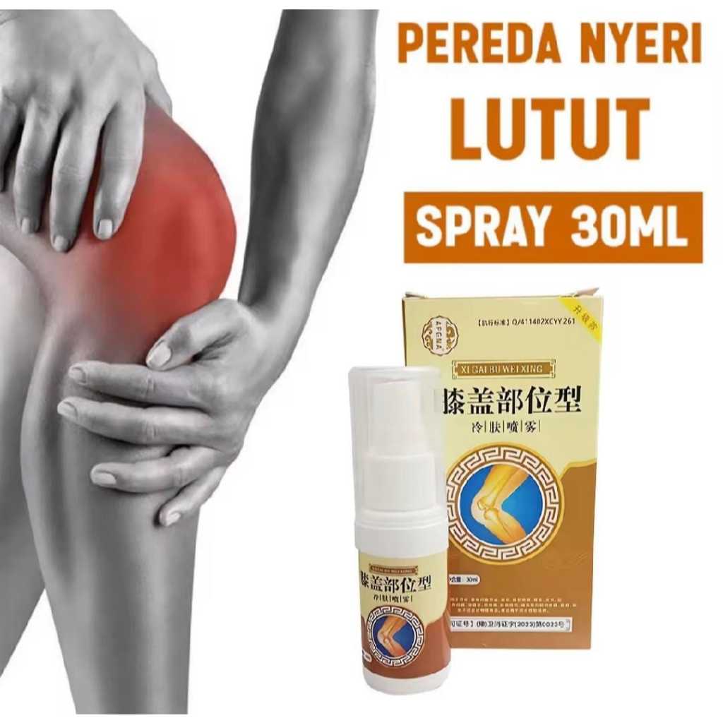 Jual ORI 100% APGAR Spray Obat Pereda Nyeri Lutut Semprot Lumbar ...