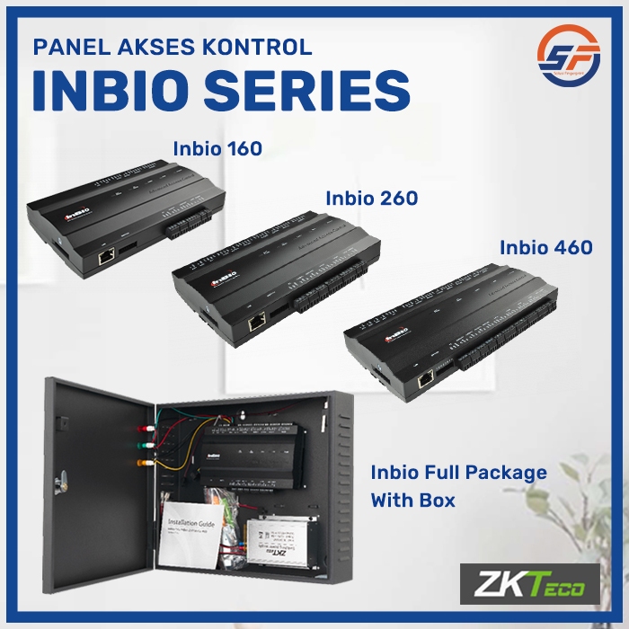 Jual ZKTECO INBIO 460 260 160 | InBio series IP based Biometric Door ...