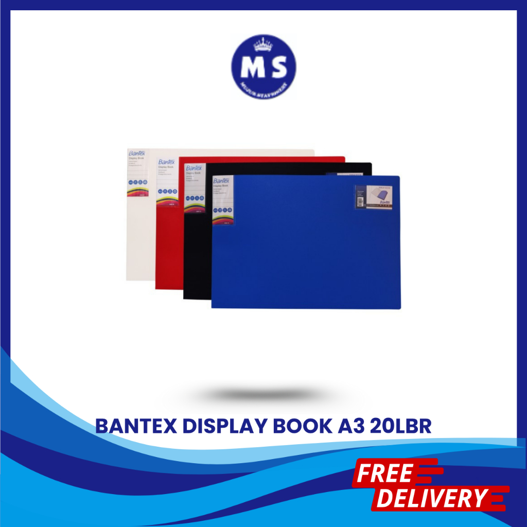 Jual BANTEX DISPLAY BOOK / CLEAR HOLDER A3 LANDSCAPE 20 LEMBAR 3164 ...