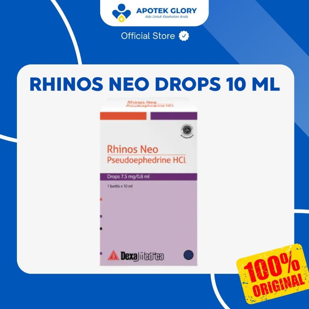 Jual Rhinos Neo Drops 10 ML Pseudophedrine HCL | Shopee Indonesia