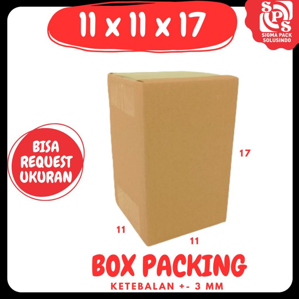 Jual kardus 11x11x17 Kardus box A1 Packing /box 11x11x17 /Dus 11x11x17 ...