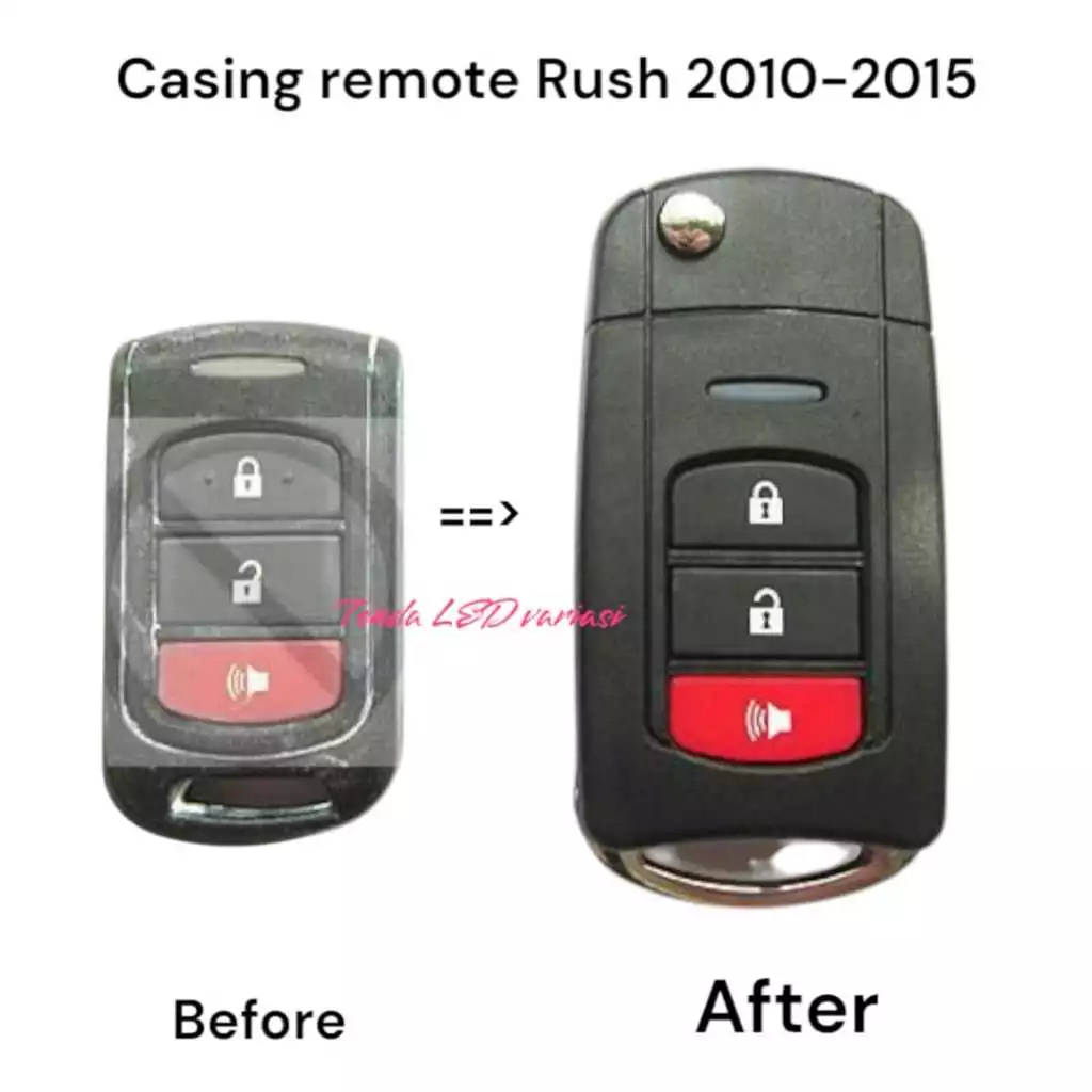 Jual Casing remote kunci Lipat Flip KEY TOYOTA NEW RUSH 2010-2015 ...