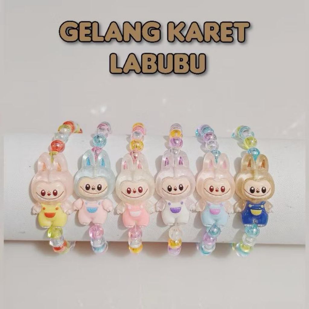 Jual ( 3 Pcs ) Gelang Labubu Anak / Gelang Labubu GID Viral / Gelang ...