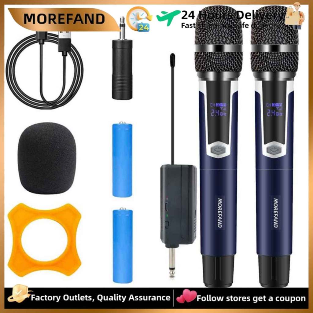 Jual Wireless microphone MIC//MIC KARAOKE Mikrofon Nirkabel Profesional ...