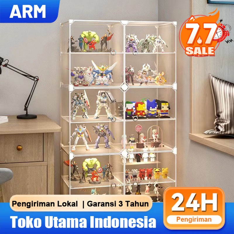 Jual 【Box Pajangan】Action Figure Display Box / Box Display Rak Mainan ...