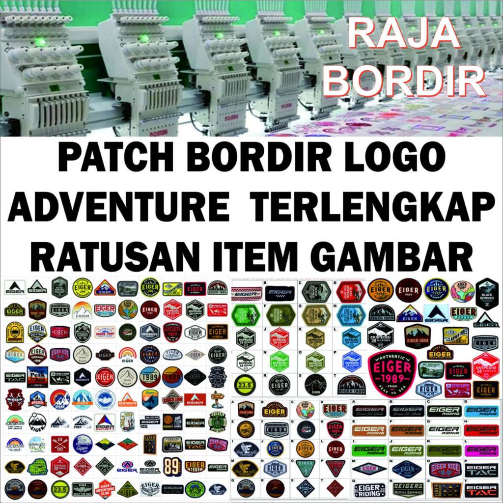 Jual PATCH LOGO ADVENTURE BORDIR EMBROIDERY custom 2025 rbc | Shopee ...
