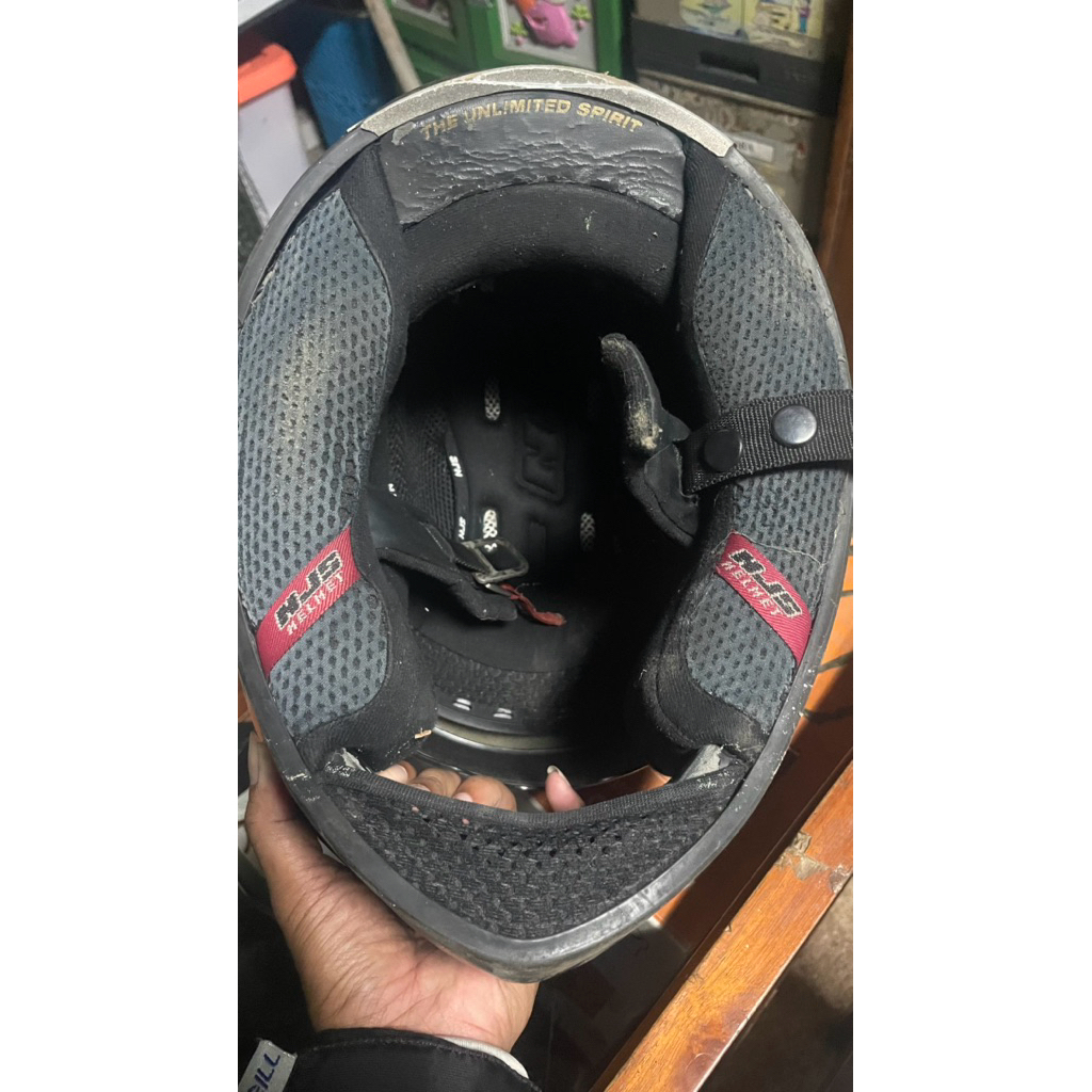 Jual HELM FULL FACE NJS BEKAS | Shopee Indonesia