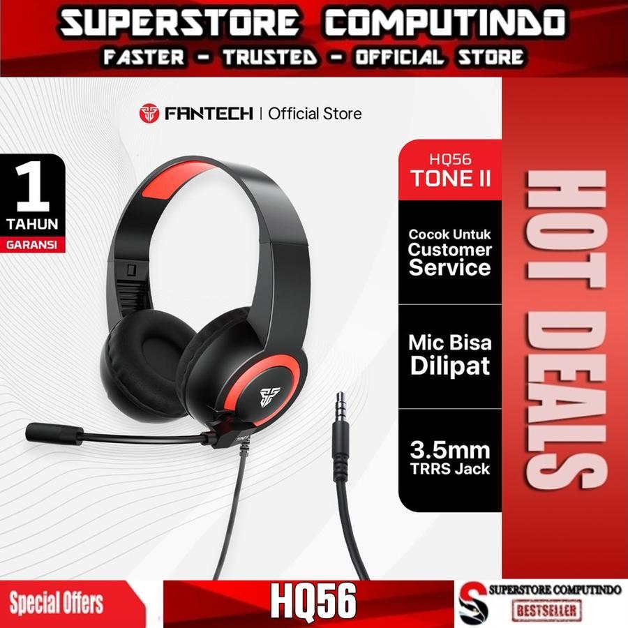 Jual Fantech HQ56 | HQ-56 Tone II Wired Gaming Headset 3.5mm TRRS Jack ...