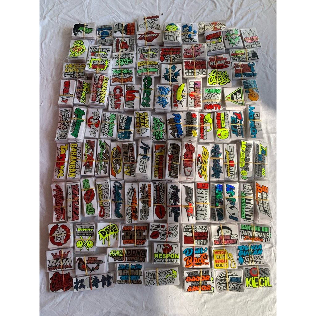 Jual Sticker Cutting Tumpuk - Sticker Cutting -Grosir | Shopee Indonesia