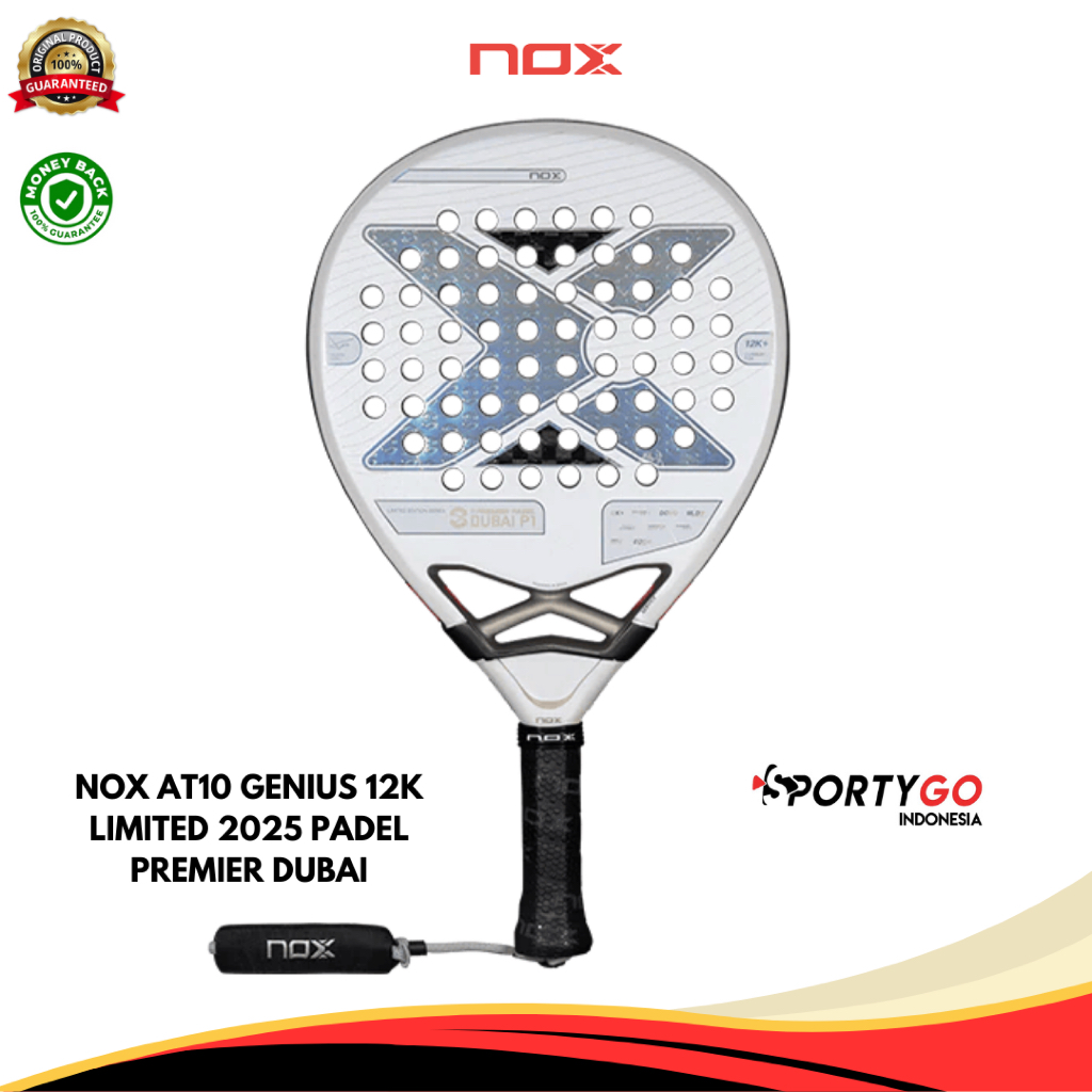 Jual Padel Racket NOX AT10 Genius 12K Limited 2025 Padel Premier Dubai ...
