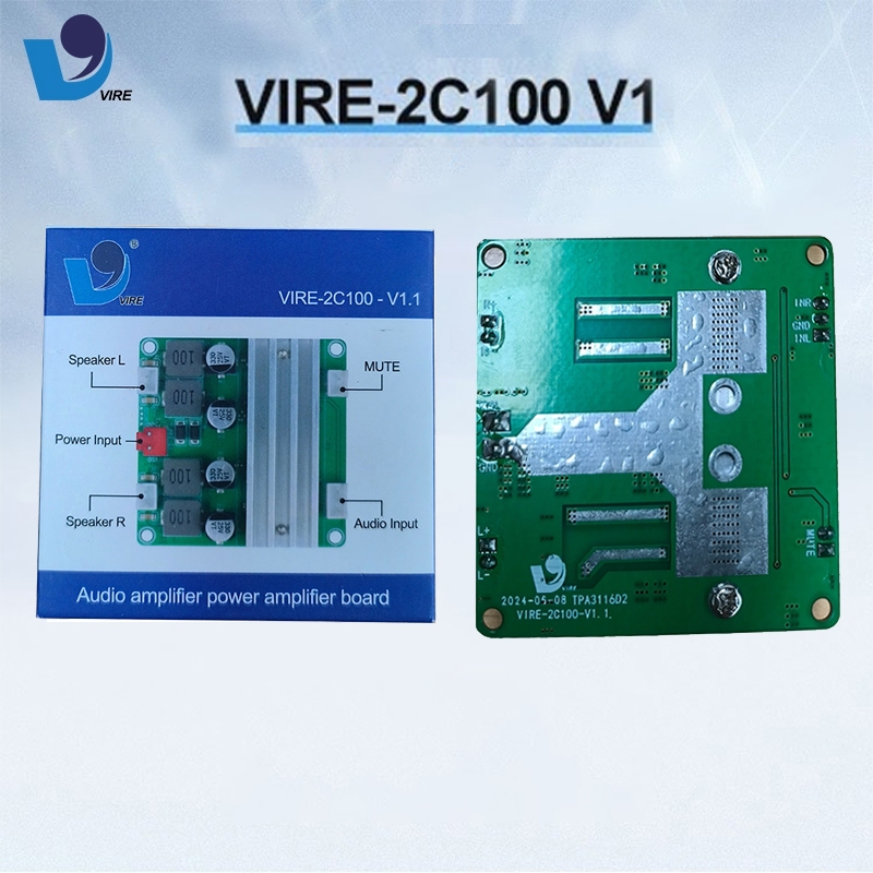 Jual VIRE Audio Power Amplifier 100W+100W 2C100 V1.1 | Shopee Indonesia