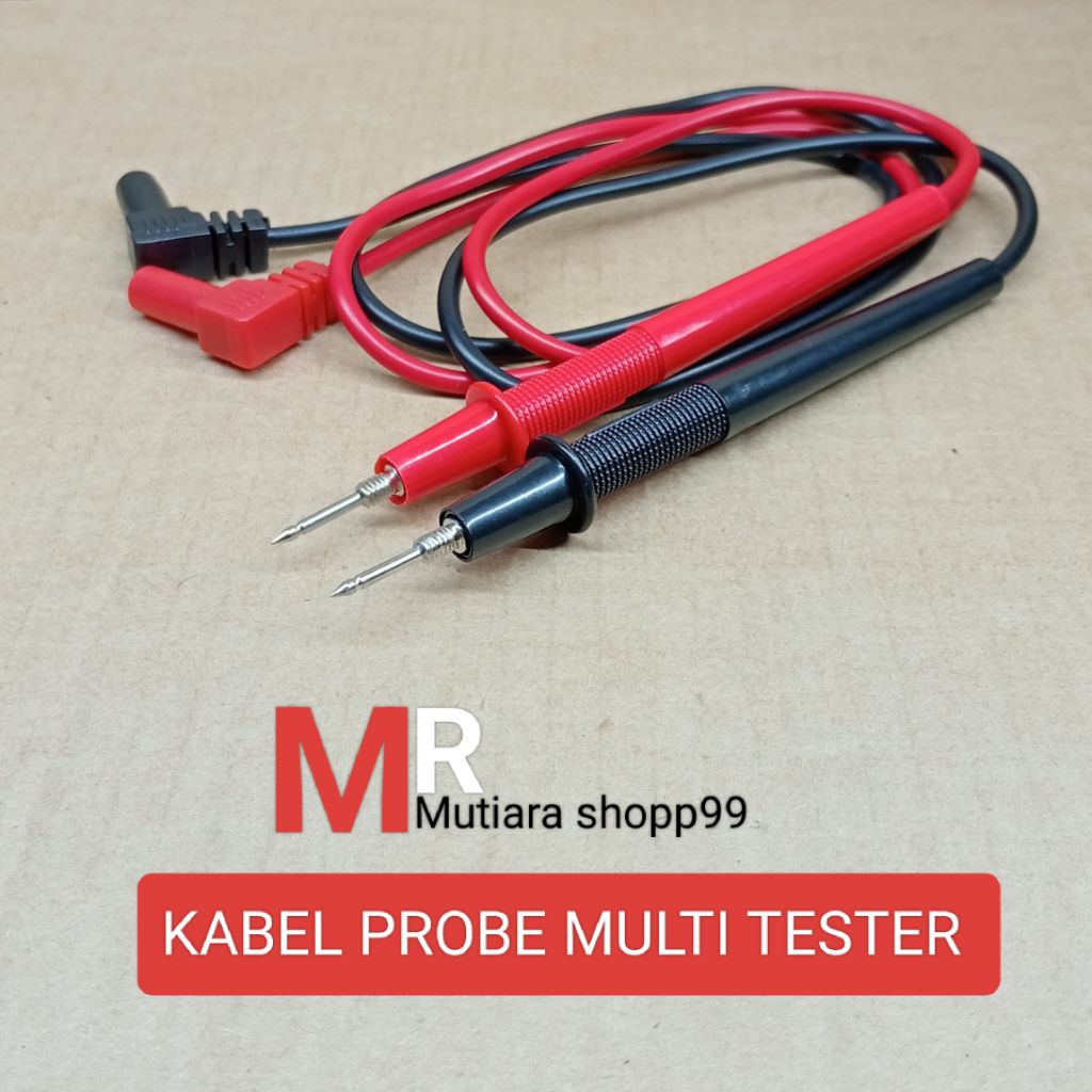 Jual KABEL PROBE MULTI TESTER AVOMETER BAGUS + DRAT (bisa di buka lagi ...