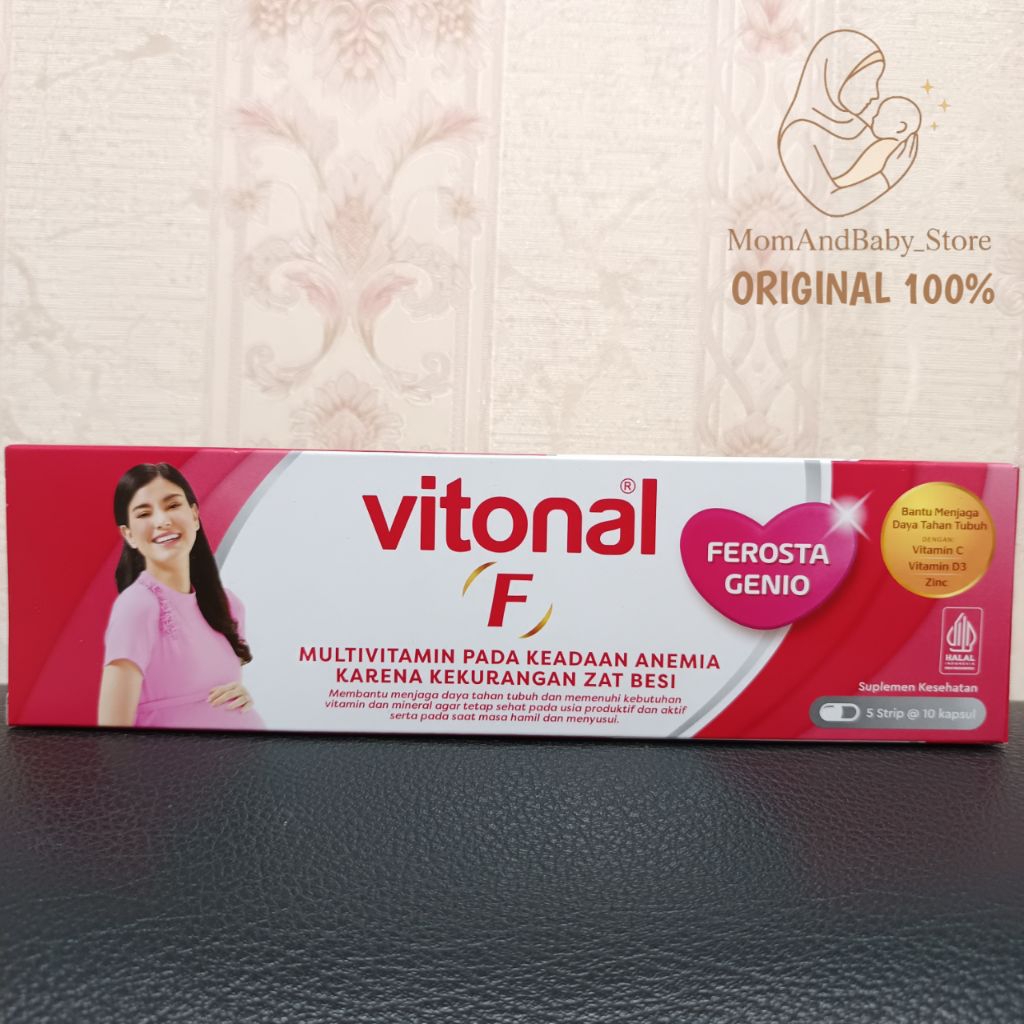 Jual VITONAL F per bok box multivitamin dan mineral ORIGINAL 109% ...