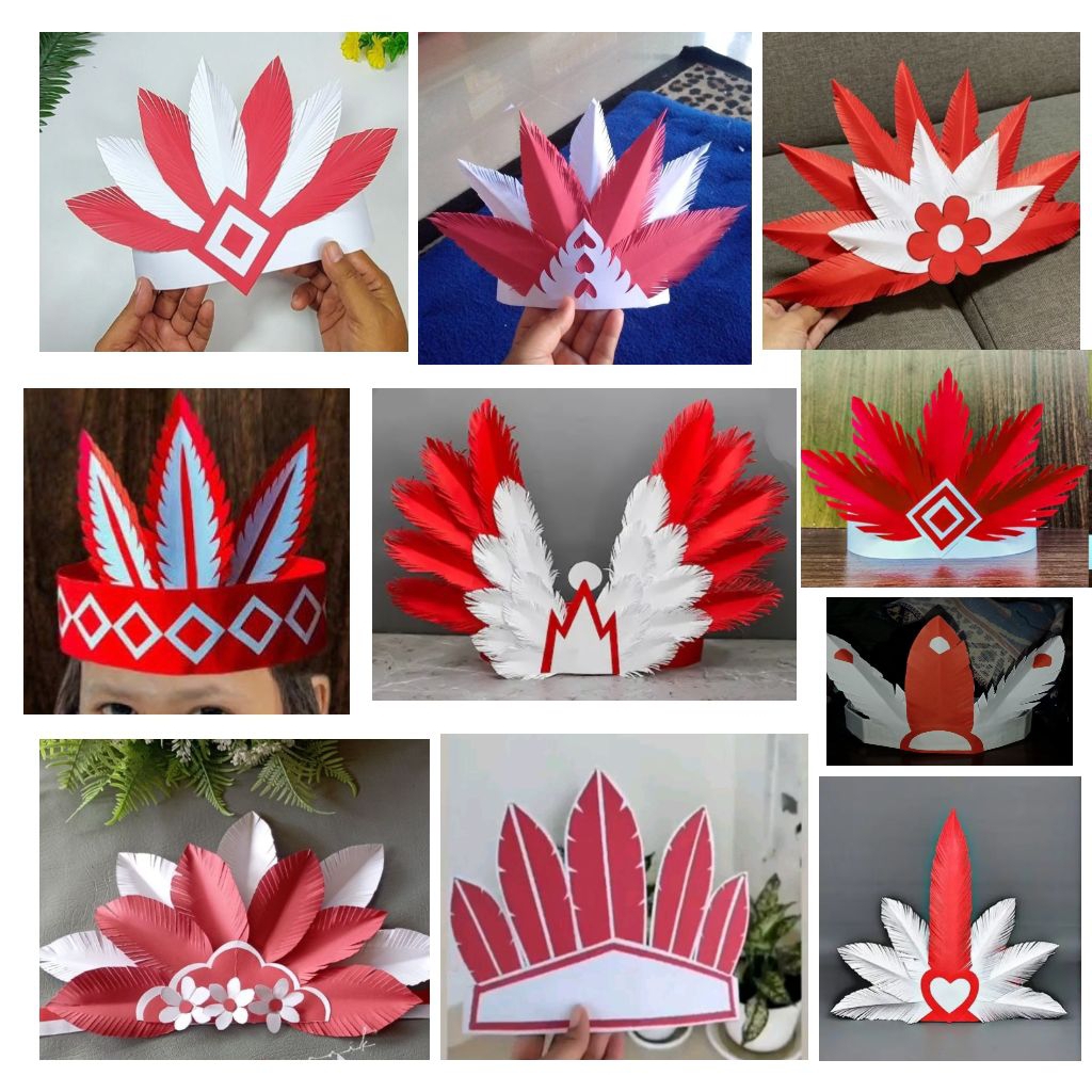 Jual BANYAK MODEL, COD, bando agustusan, hiasan kepala karnaval ...