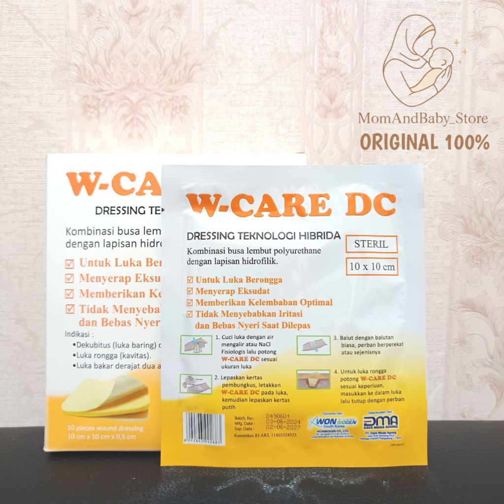 Jual W-CARE DC / WE CARE DC / W CARE DC / WCARE DC perban balutan untuk ...