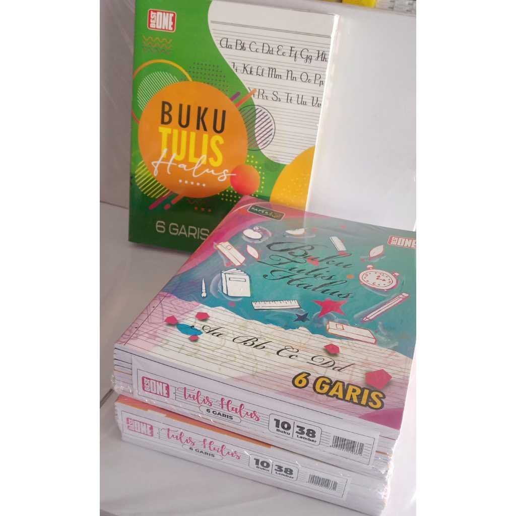 Jual Buku Tulis Halus Best One Garis 6 1 Pack | Shopee Indonesia
