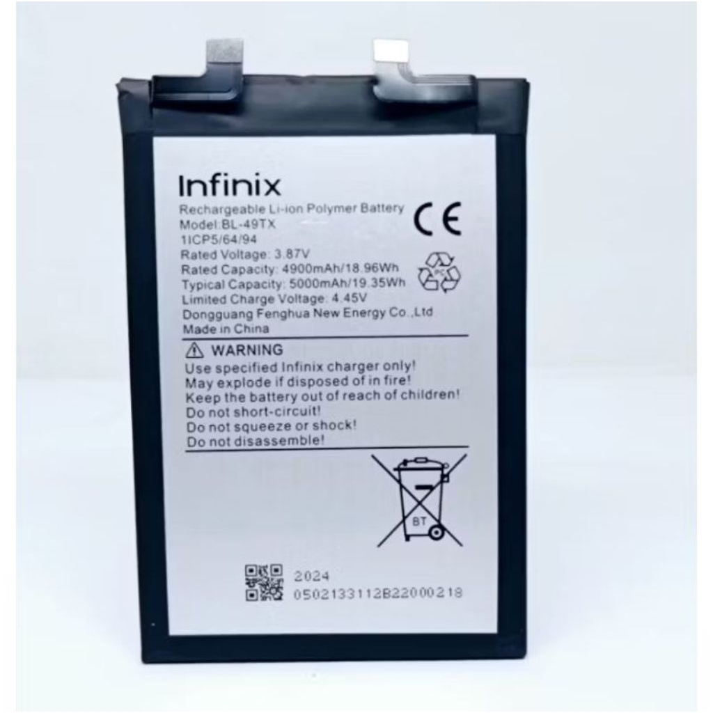 Jual Baterai Batre Battery Infinix NOTE 30 5G X6711 ORIGINAL 100% Model ...