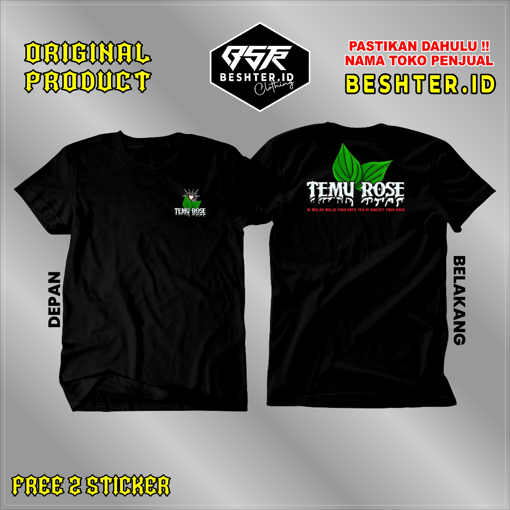 Jual Kaos PSHT Temu Rose - Kaos SH Terate Temu Rose - Kaos PSHT simple ...