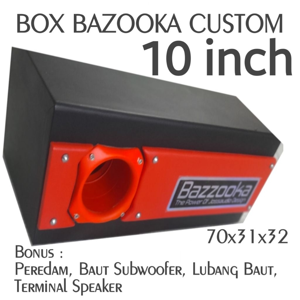 Jual BOX BAZOOKA PSW 10 INCH PREMIUM | Shopee Indonesia