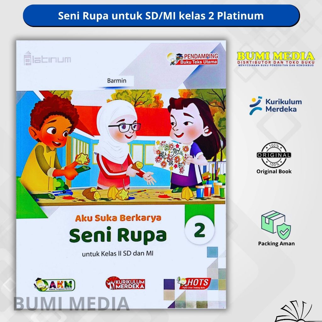 Jual Buku Seni Rupa Revisi1 SD/MI Kelas 2 Kurikulum Merdeka TIGA SERANGKAI (PLATINUM) | Shopee ...