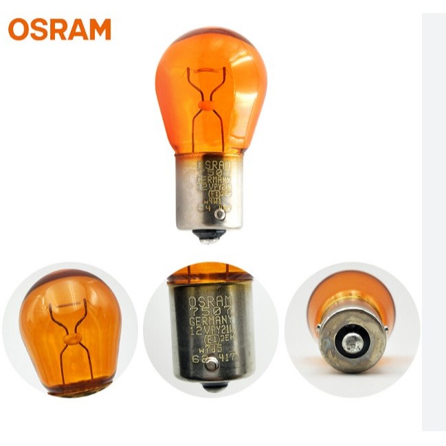 Jual Bohlam lampu sein depan / belakang ayla 2007- PY21W 12V 21W Osram | Shopee Indonesia