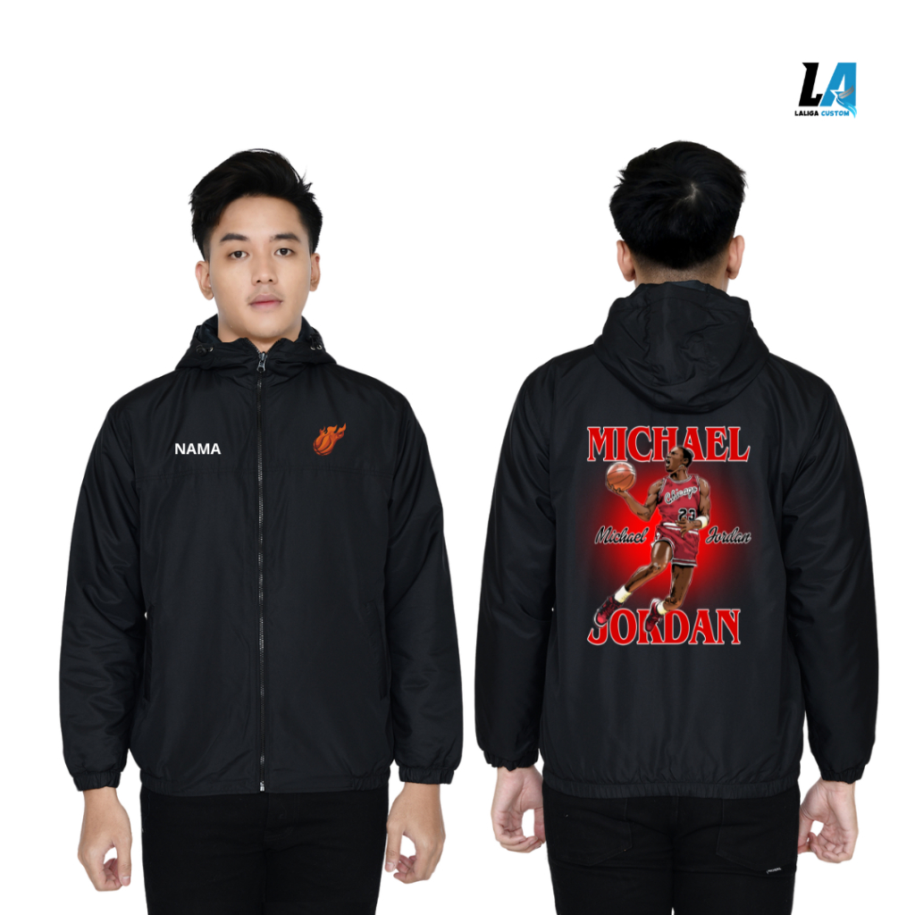 Jual Jaket Parasut Eleganter Pria Wanita Jaket Basket Michael Jordan ...