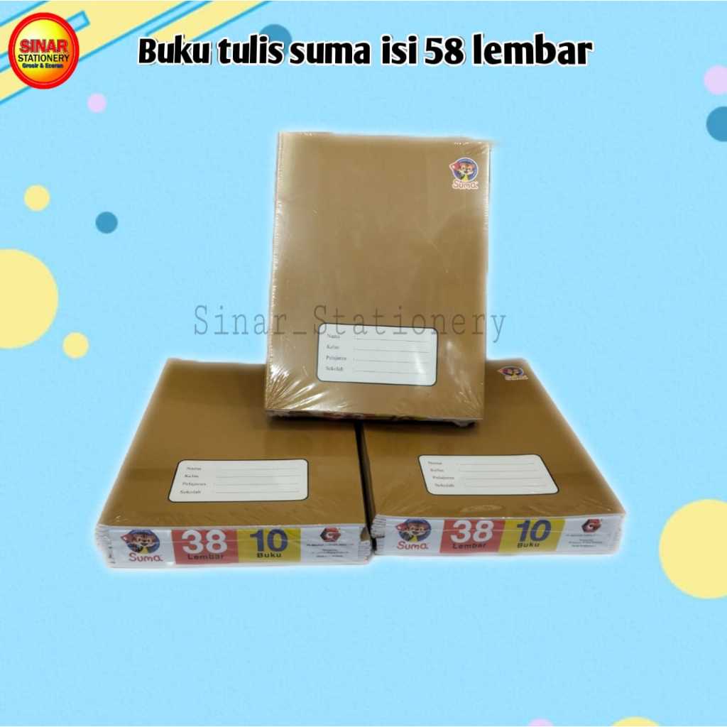 Jual BUKU TULIS SUMA ISI 58 LEMBAR | Shopee Indonesia