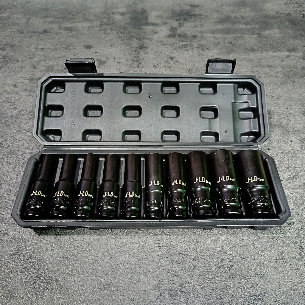 Jual JLD Kunci Mata Shock 1/2 Inch 10 Pcs / Mata Socket Panjang / Mata ...