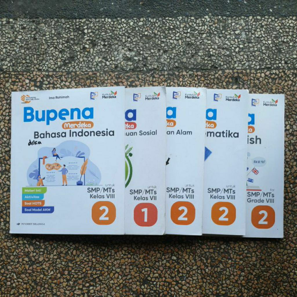 Jual Buku Bupena Bahasa Indonesia.English.Ipa.Ips.Matematika ...