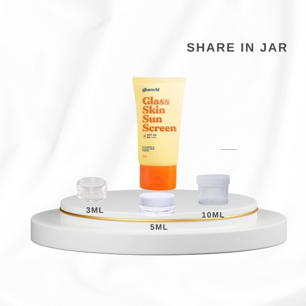 Jual Share In Jar Gloow&be Glass Skin Sunscreen SPF40 PA+++ glowbe ...