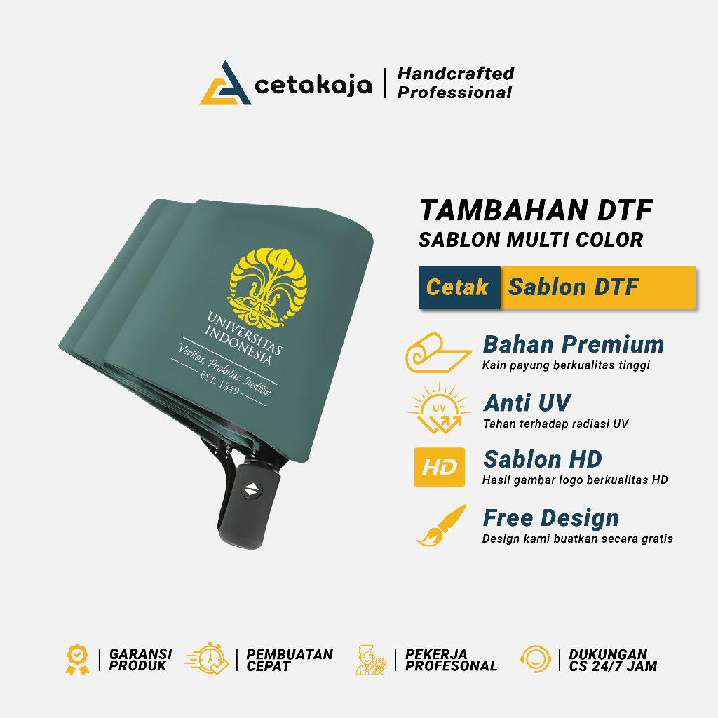 Jual Tambahan Sablon DTF - Custom Logo Sablon - Cetakaja.id | Shopee ...