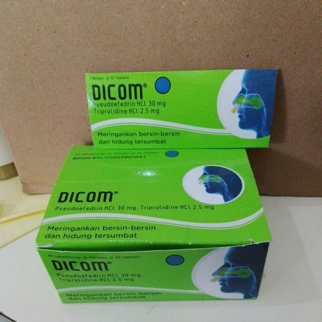 Jual Dicom obat flu strip 10 tablet | Shopee Indonesia
