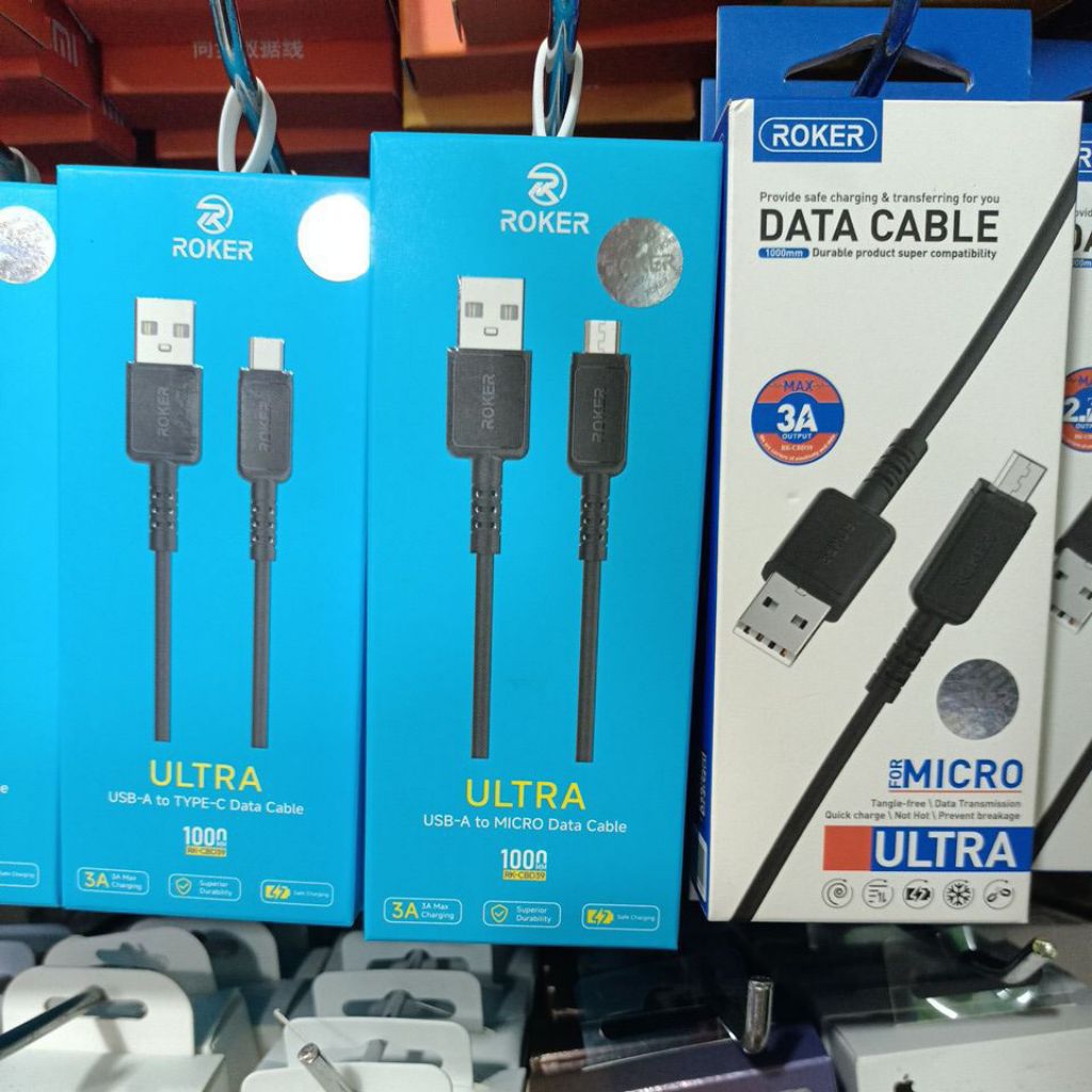 Jual kabel cas kabel data ROCKER fast charging | Shopee Indonesia