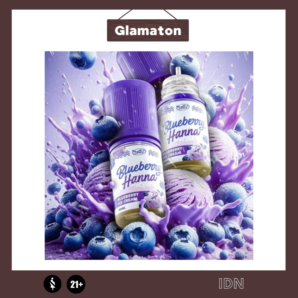 Jual LIQUID HANNA BLUEBERRY ICE CREAM PODS FRIENDLY 15MG 30ML 100% ...