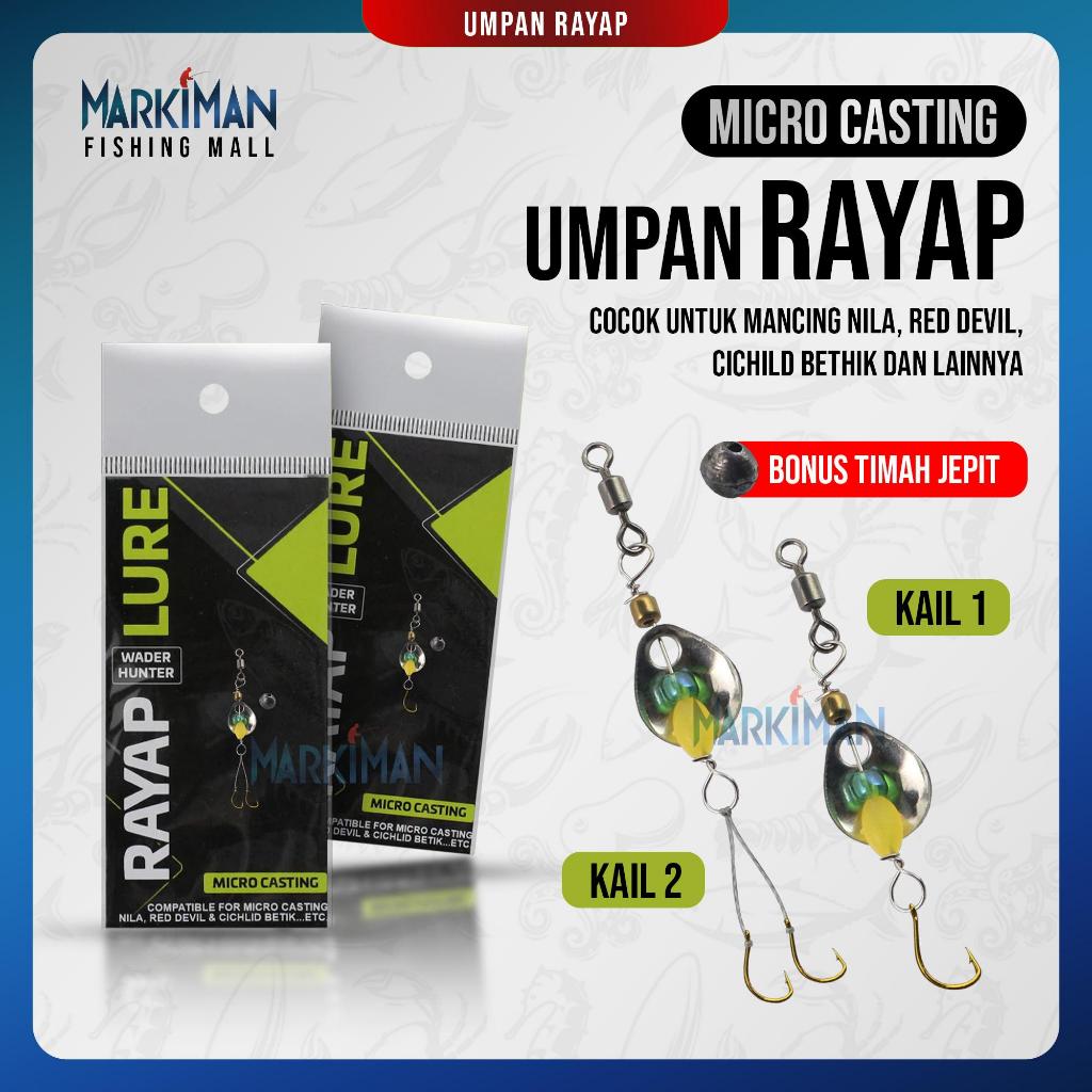 Jual Umpan Rayap Lure Umpan Micro Casting Wader Super Killer Tinggal ...