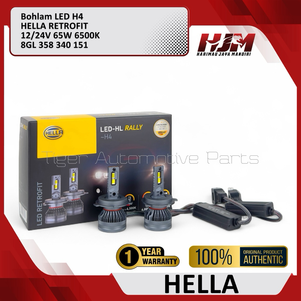 Jual Bohlam Lampu LED Hella Retrofit H4 HB3 HB4 H8 H11 H16 12V 24V 65W ...